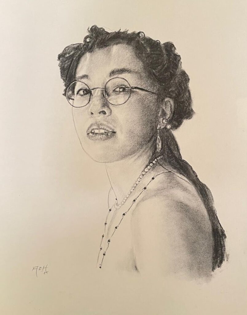 Painting portraits of models from life with the Cleveland Pretentious ...